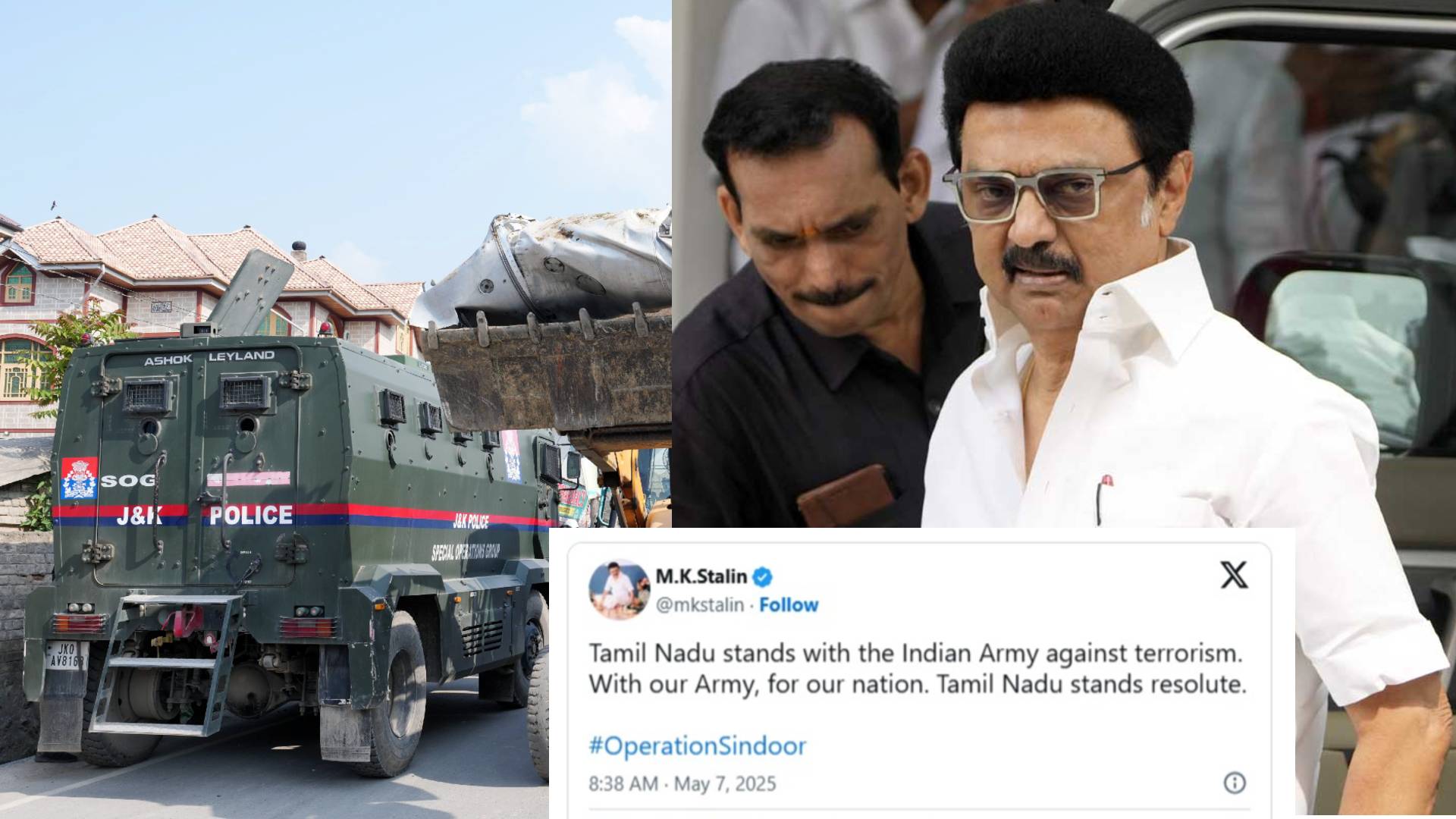 Stalin says ''TN stands with Army''